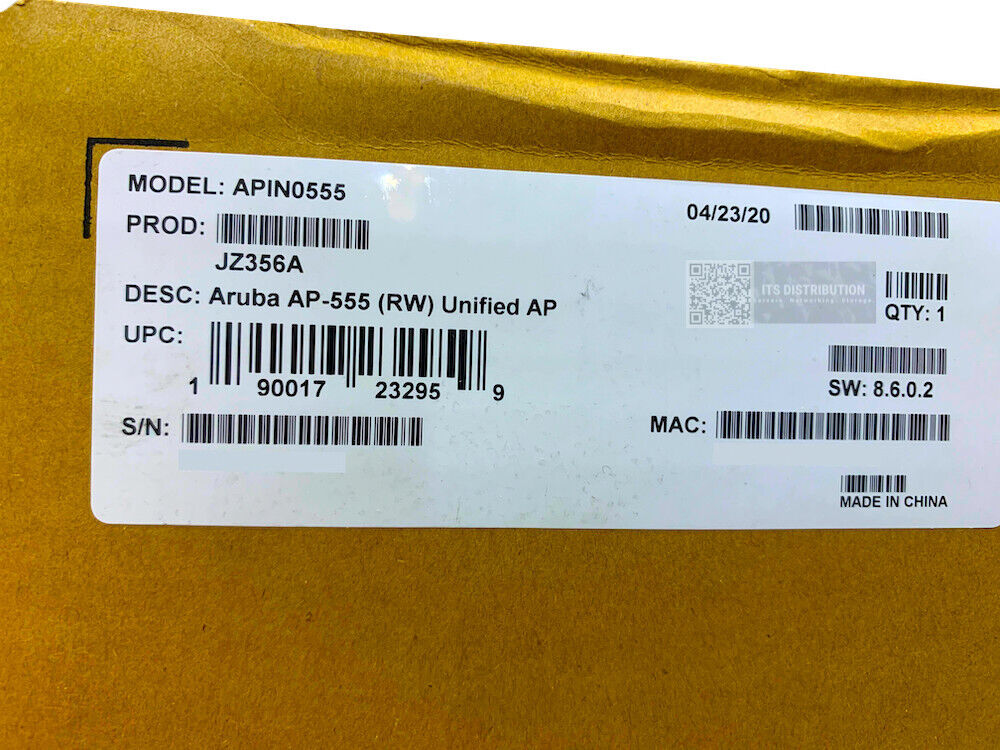 JZ356A I Open HPE Aruba AP-555 RW Dual Radio 8x8:8 / 4x4:4 802.11ax Un – IT Source Distribution