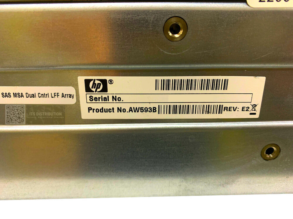 AW593B I HP StorageWorks 582938-002 P2000 G3 DAS Dual Controller AW592 ...