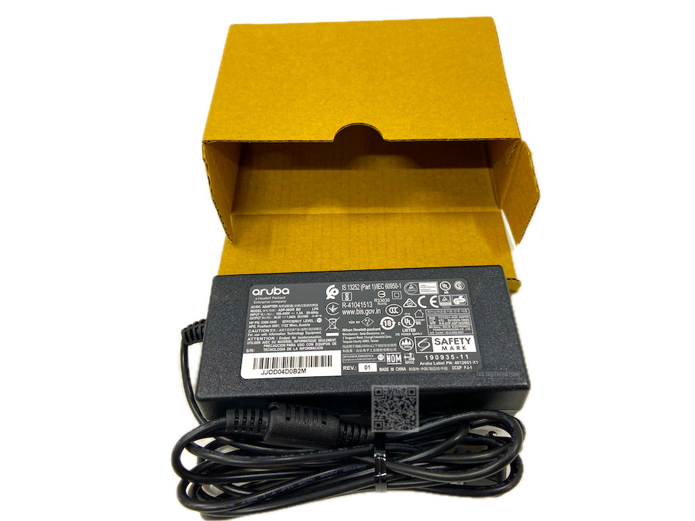 R3K01A I New HPE Aruba 48V/50W AC/DC Power Adapter ADP-50GR AP-AC2-48C ...