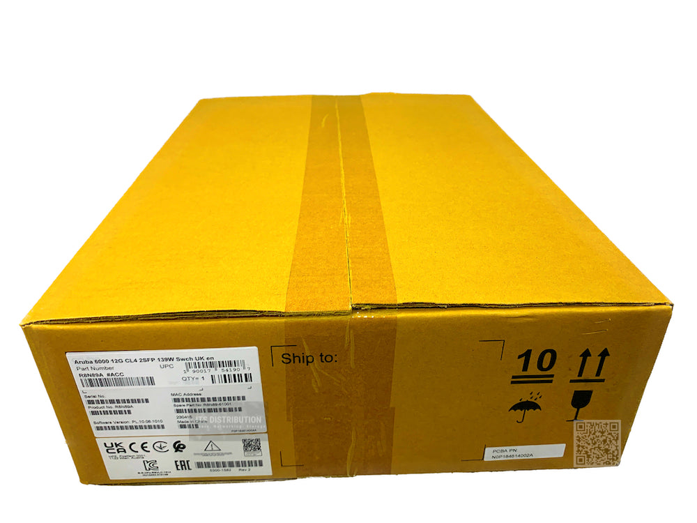 R8N89A I New HPE Aruba 6000 12G Class4 PoE 2G/2SFP 139W Switch J9774A ...